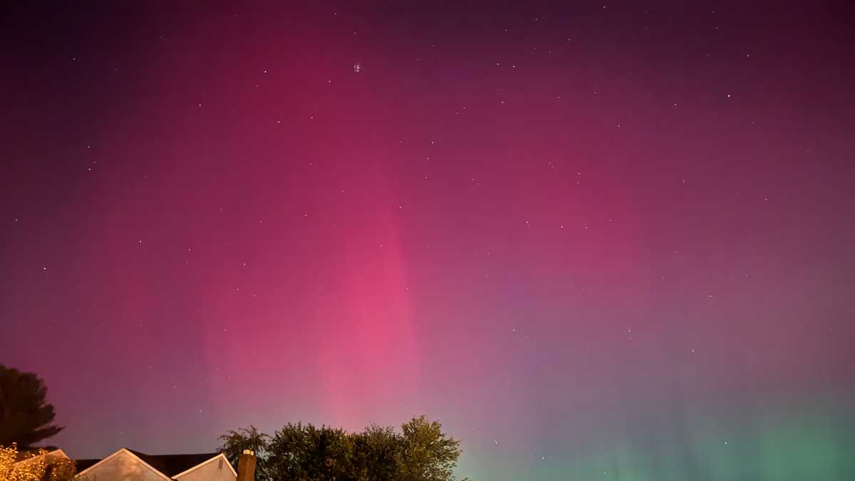 Aurora Borealis over Maryland in photos