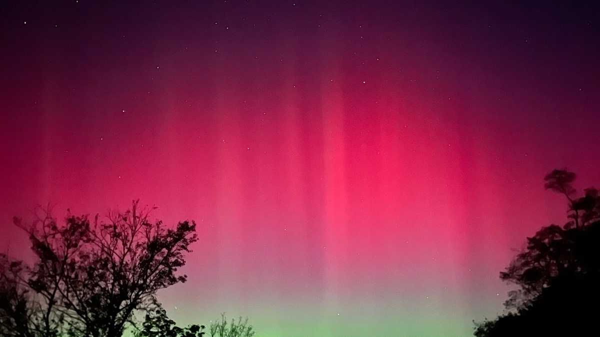 Aurora Borealis over Maryland in photos