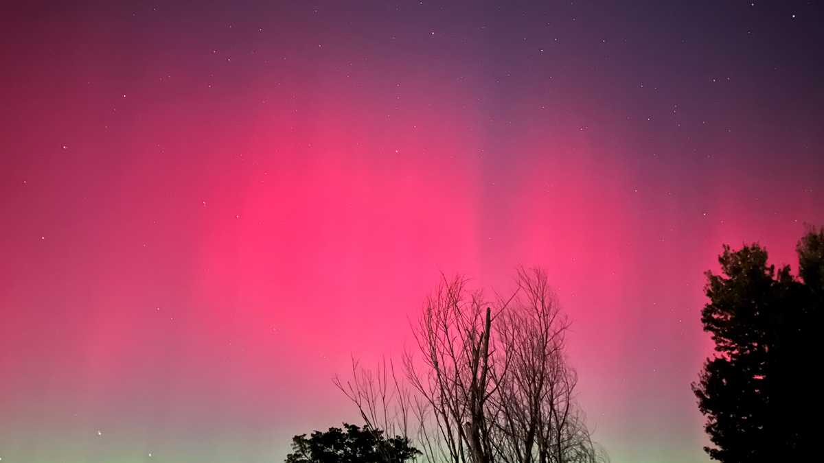 Aurora Borealis over Maryland in photos
