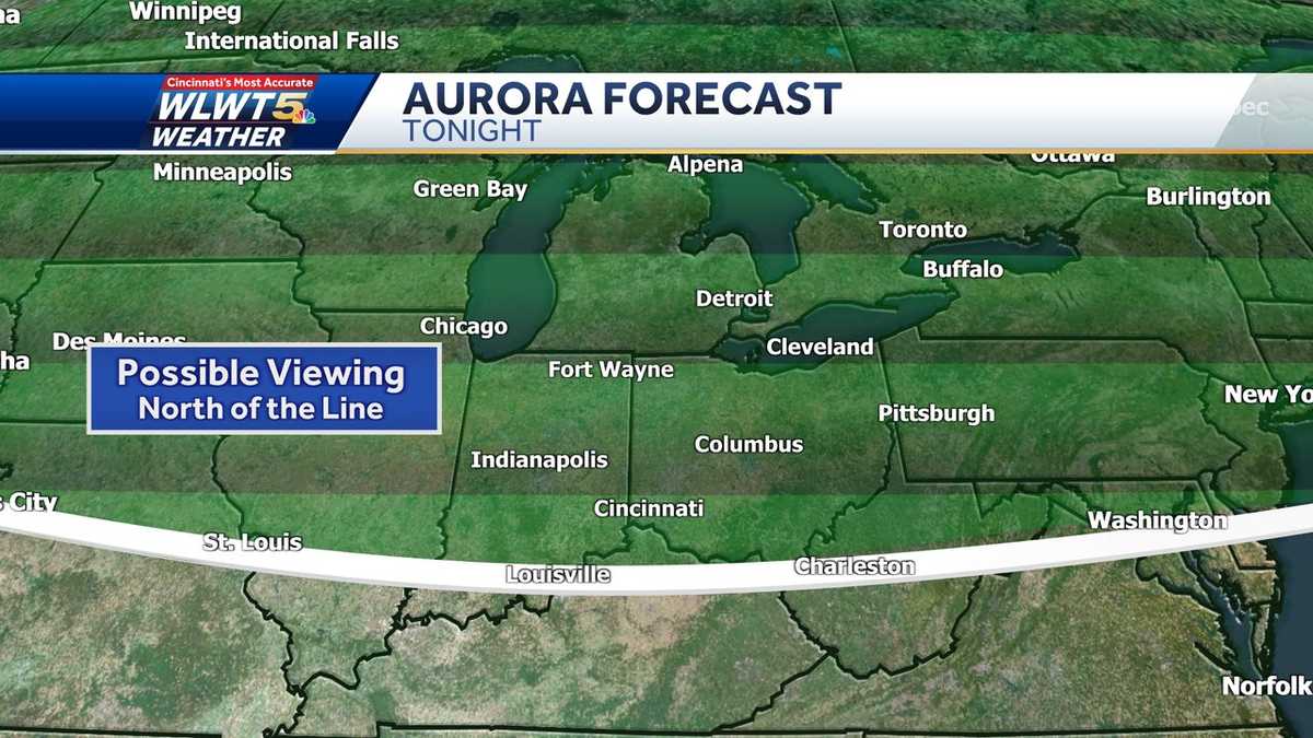 Could northern lights be visible in Ohio this week?