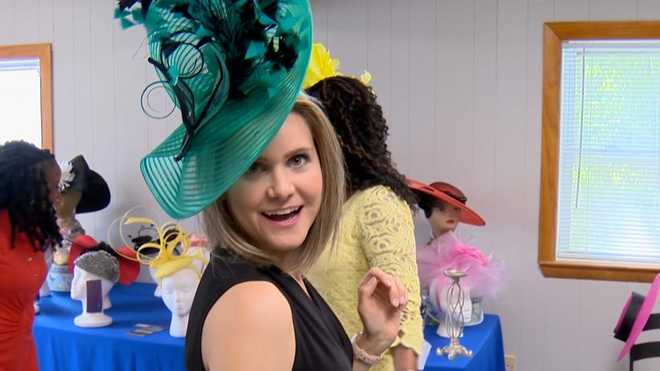 Start with the hat when preparing your Preakness outfit