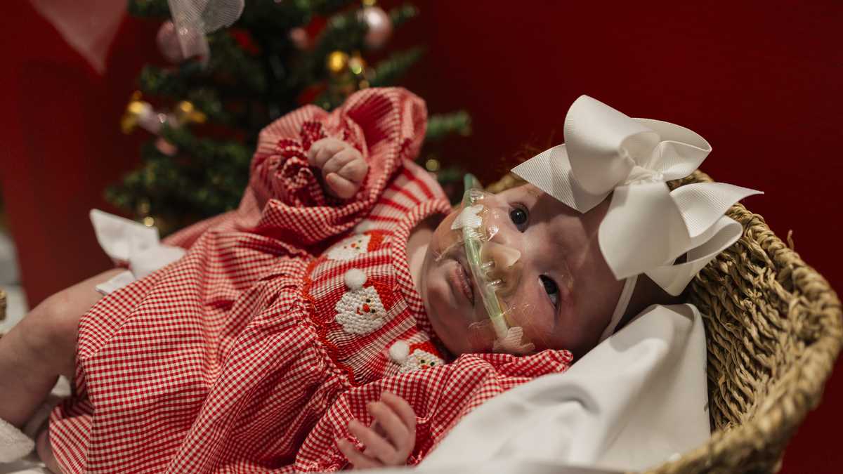 Nurses at Norton Hospital dress up NICU babies for Christmas