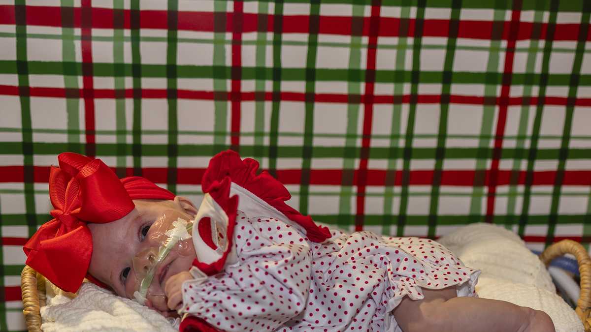 Nurses at Norton Hospital dress up NICU babies for Christmas