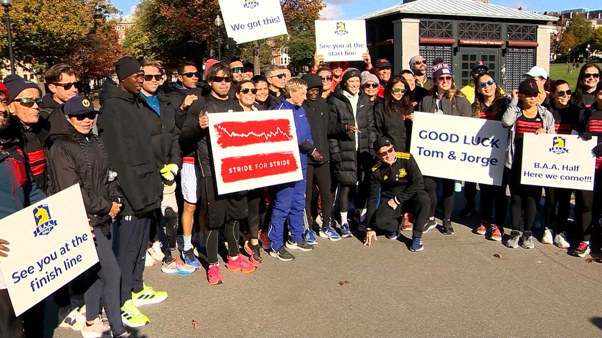 Running club members get advice from pros ahead of B.A.A. Half Marathon