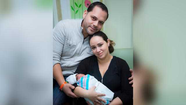 Baby born with part of his skull missing is first with condition to ...