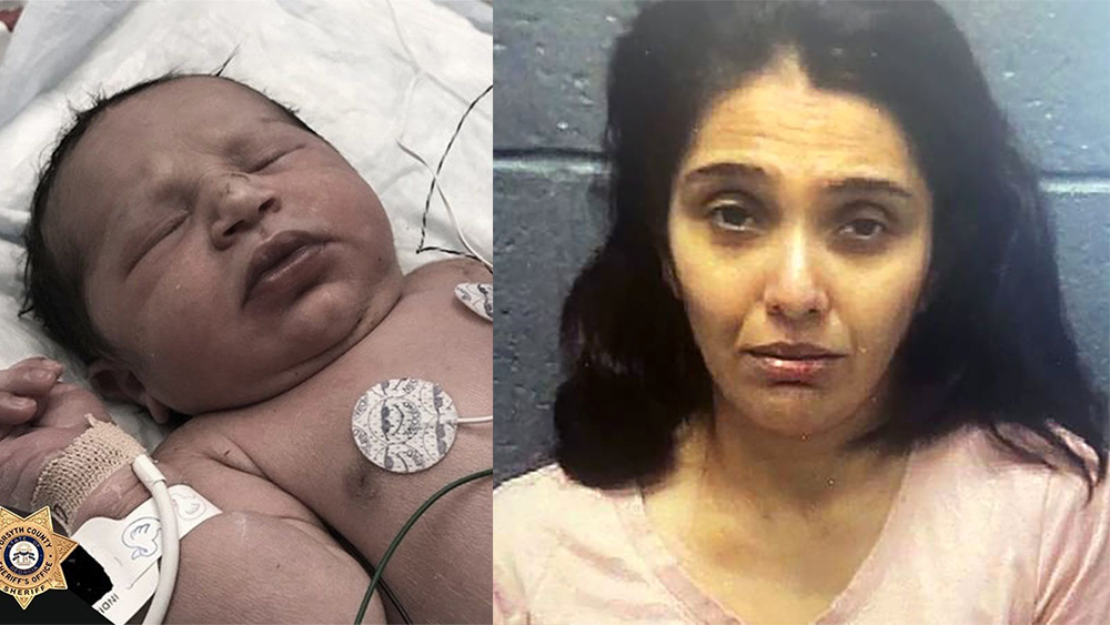 Georgia: Mother arrested for abandoning newborn baby in the woods