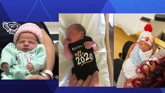 New Year's babies ring in 2020