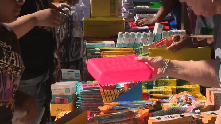 Byram church hosts back-to-school giveaway