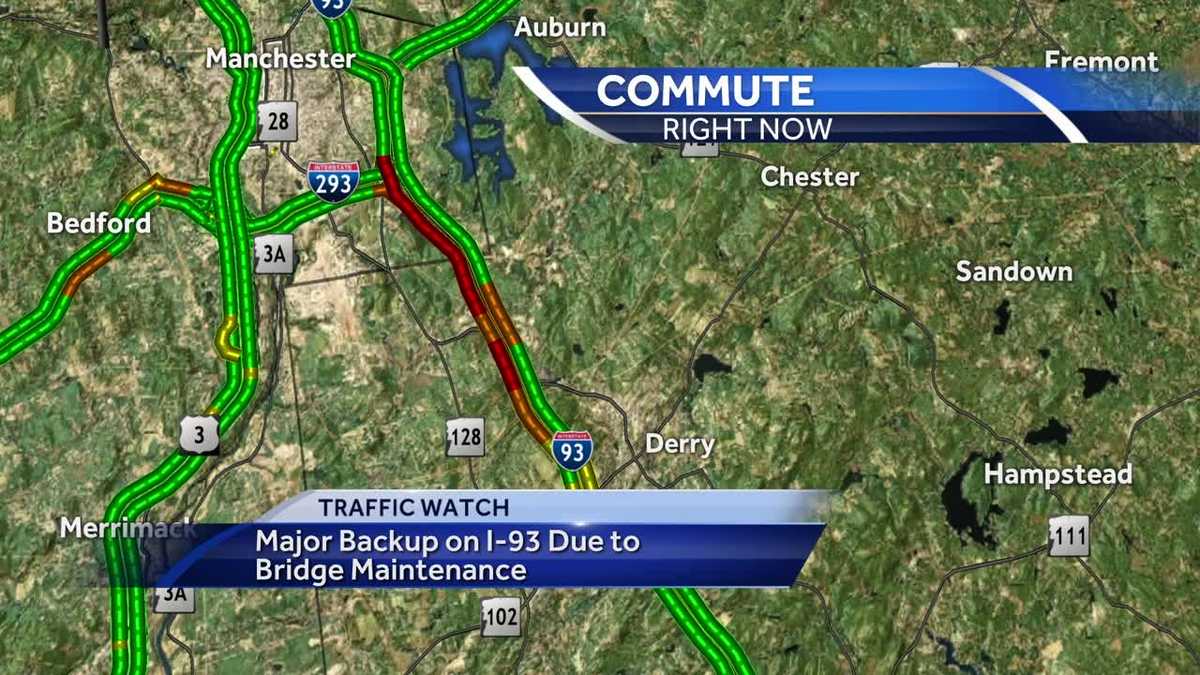 Significant traffic delays reported on I-93 in southern NH