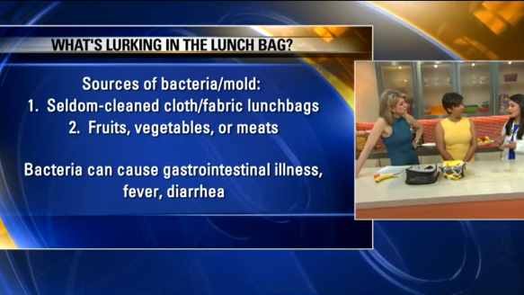 Your child's lunchbox could be crawling with bacteria