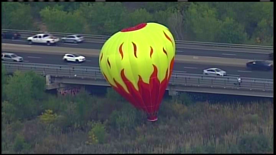 Emergency crews respond to balloon incident on Friday morning