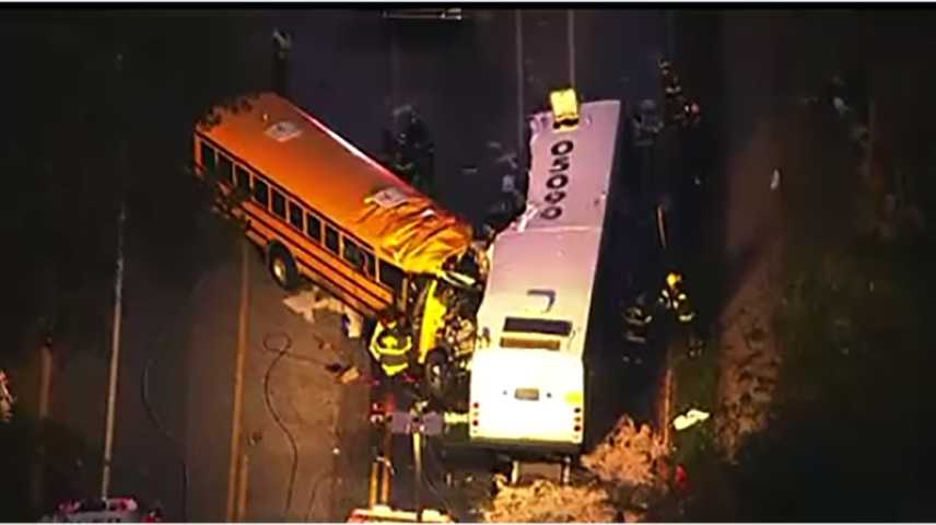 UPDATE: 6 dead after buses collide in Baltimore