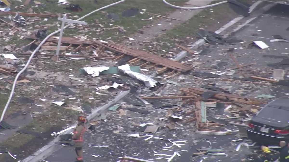 PHOTOS: Home explodes in Baltimore County