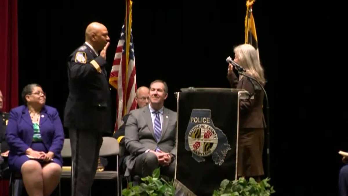 Baltimore County Police Chief Robert Mccullough Sworn Into Office