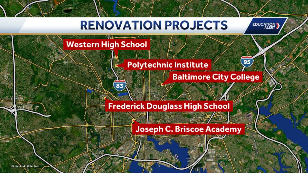 $400M to go toward renovating 5 aging Baltimore City schools