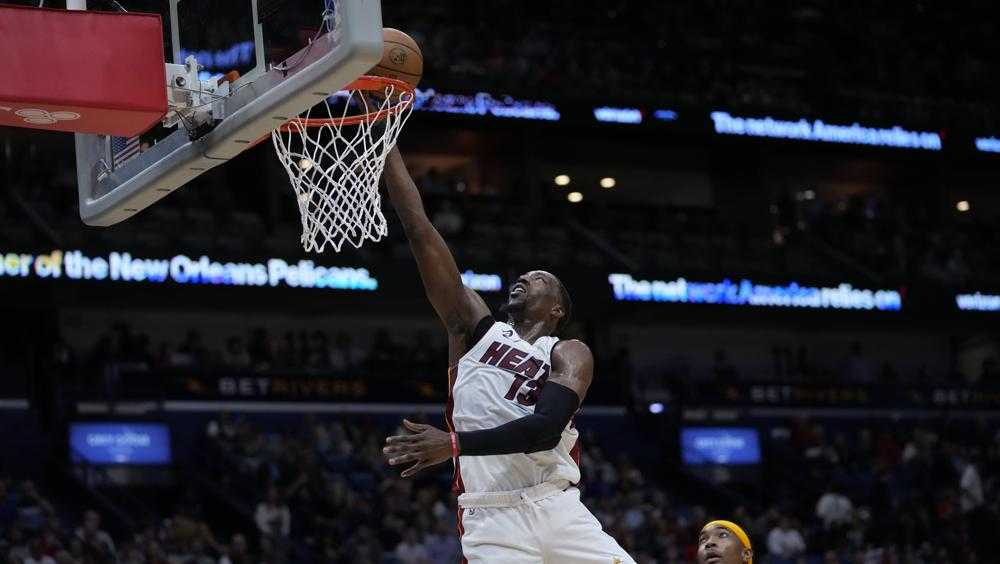 VIDEO REPORT: Bam Adebayo scores 26 points, Heat beat Pelicans 124-98
