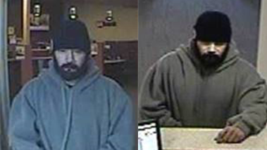 Elk Grove police search for bearded bank robber