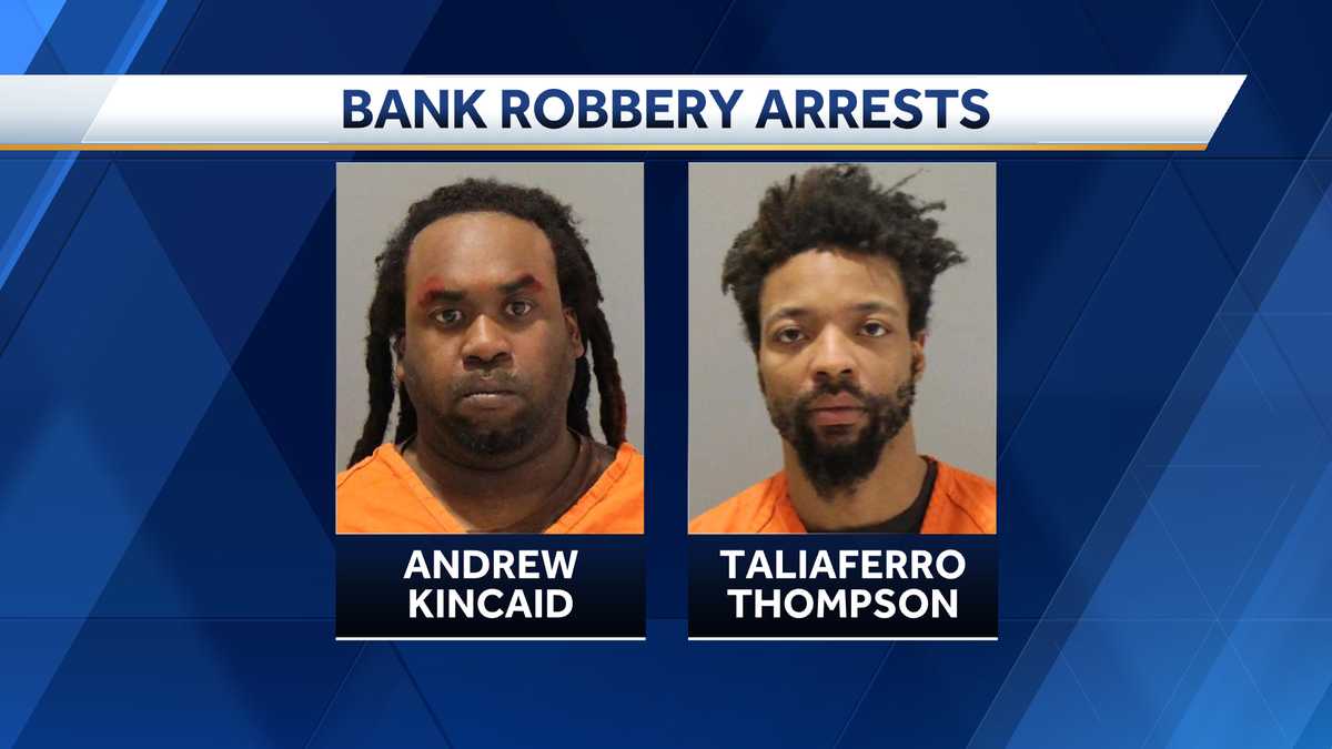 Omaha police arrest two men for armed bank robbery