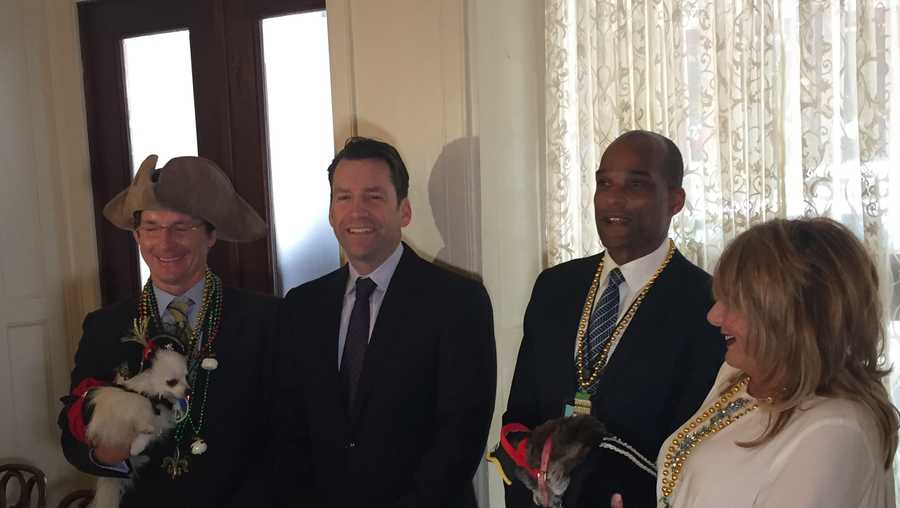 Mystic Krewe of Barkus kicks off parade weekend with royal luncheon