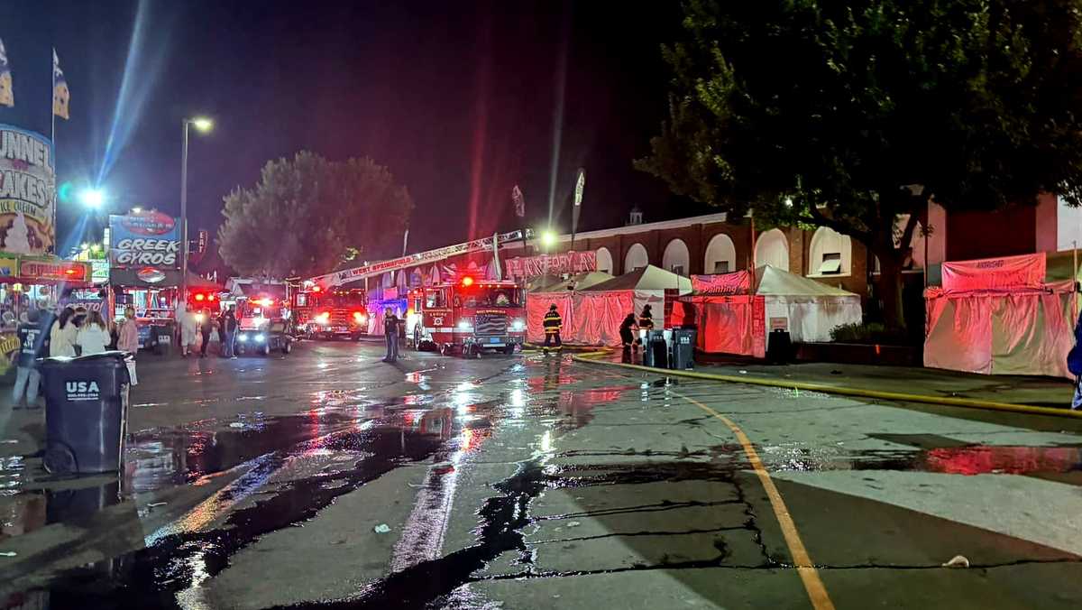 161 horses safe after fire breaks out inside barn at The Big E