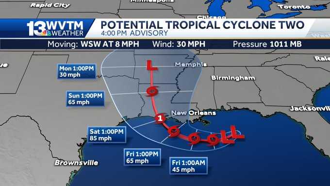 Tracking the Tropics: Hurricane Barry could form in Gulf on Friday