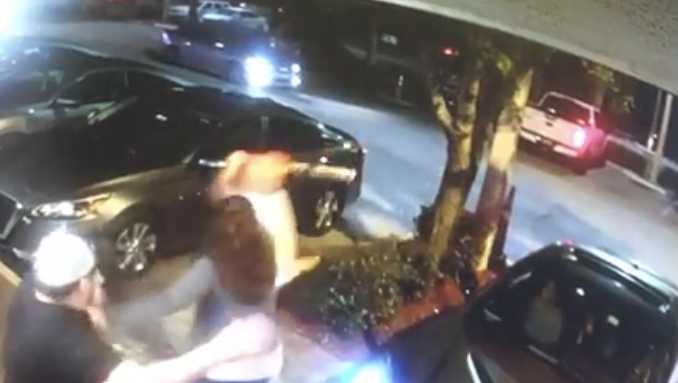 Man caught on video attacking people with baseball bat