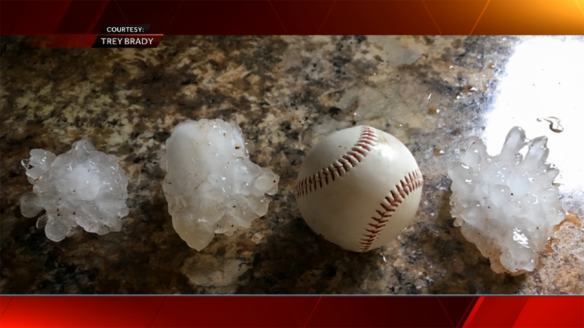 PHOTOS: Storm damage, hailstorms across central Alabama