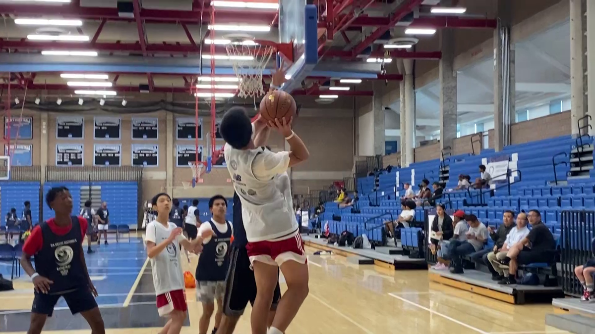Kids, law enforcement bond on court with Basketball for Peace