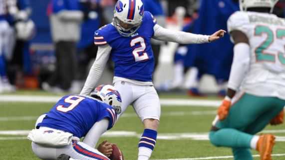Former Georgia Southern standout Tyler Bass sets Buffalo Bills scoring ...