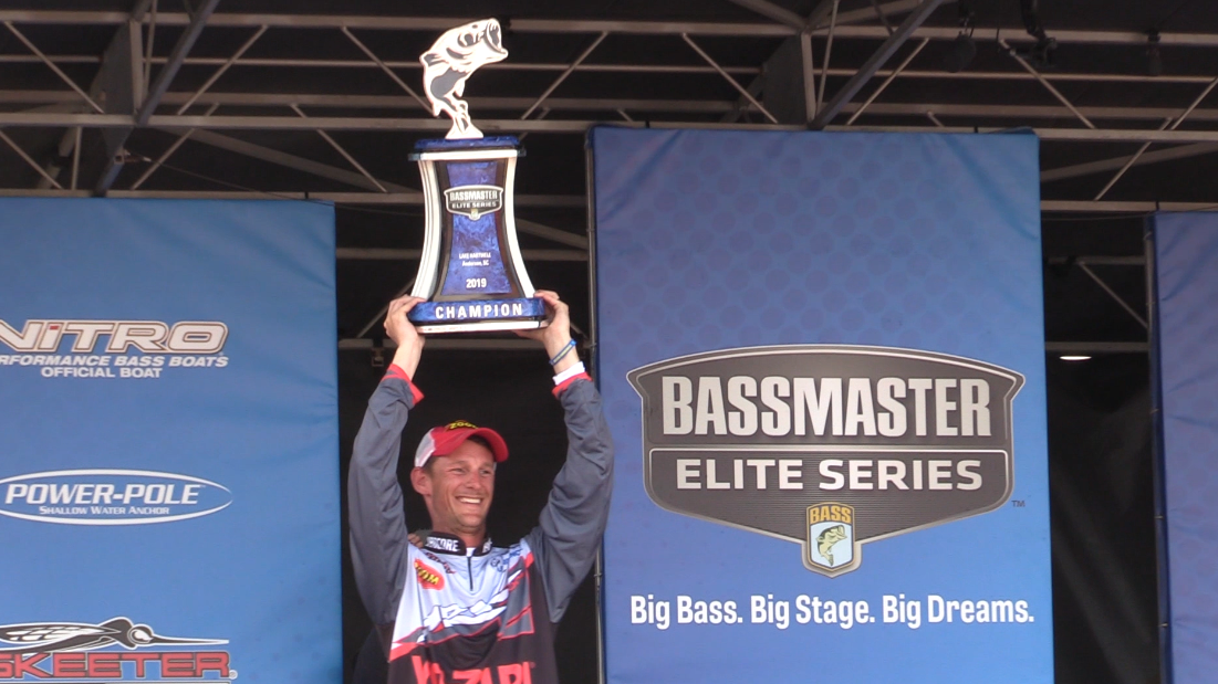 Upstate angler wins Bassmaster Elite Series event on Lake Hartwell