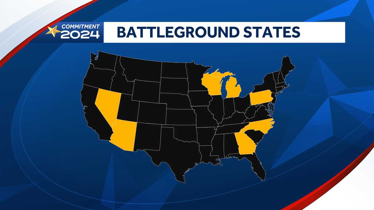 Seven key swing states in focus ahead of Election Day