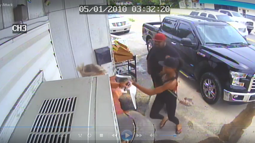 VIDEO: Argument over food leads to violent attack
