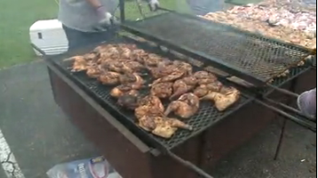 Community Cookout held at St. Peters by the Lake Episcopal Church.