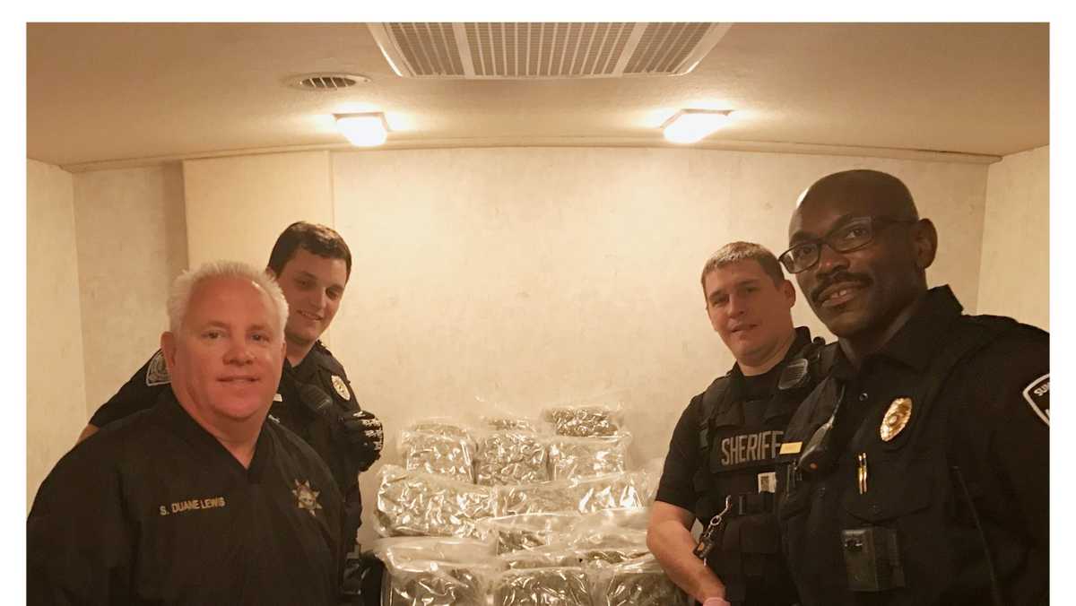 More than 40 pounds of drugs seized, 38 arrested