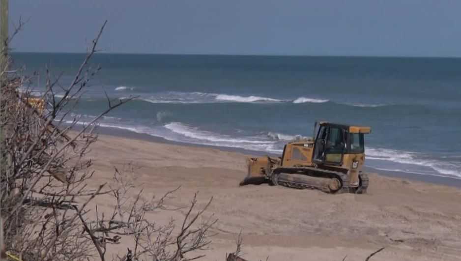 Beach restoration in progress in Brevard County after hurricanes
