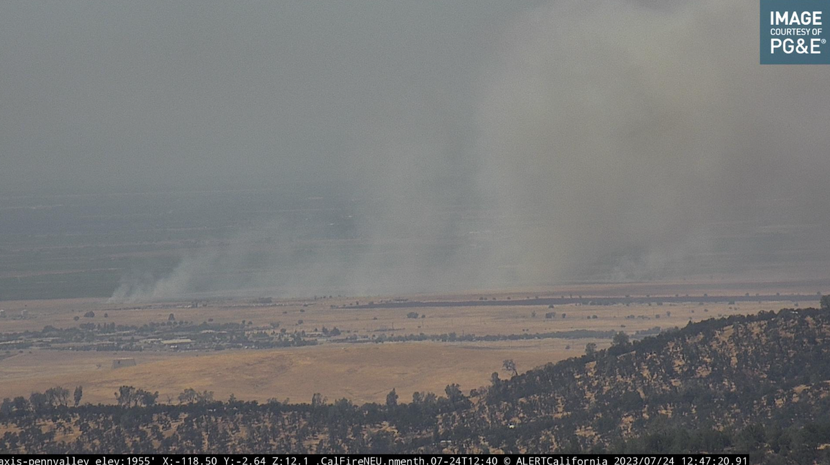 Crews battle fire on Beale Air Force base