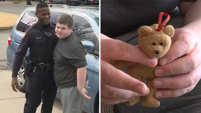 'My teddy bear fell down again': Officer helps boy with autism find ...