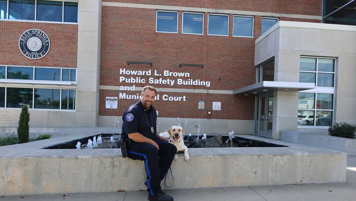 Blue Springs Police Department introduces new K-9