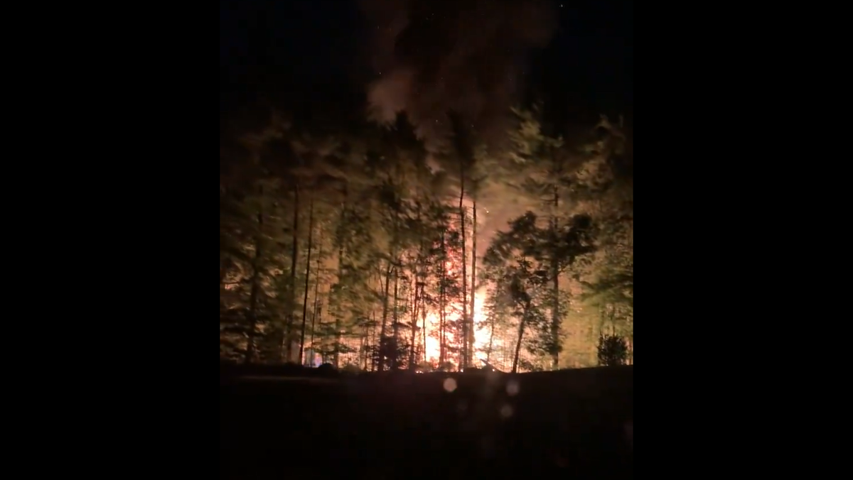 Crews in Bedford, New Hampshire, battle fire at barn