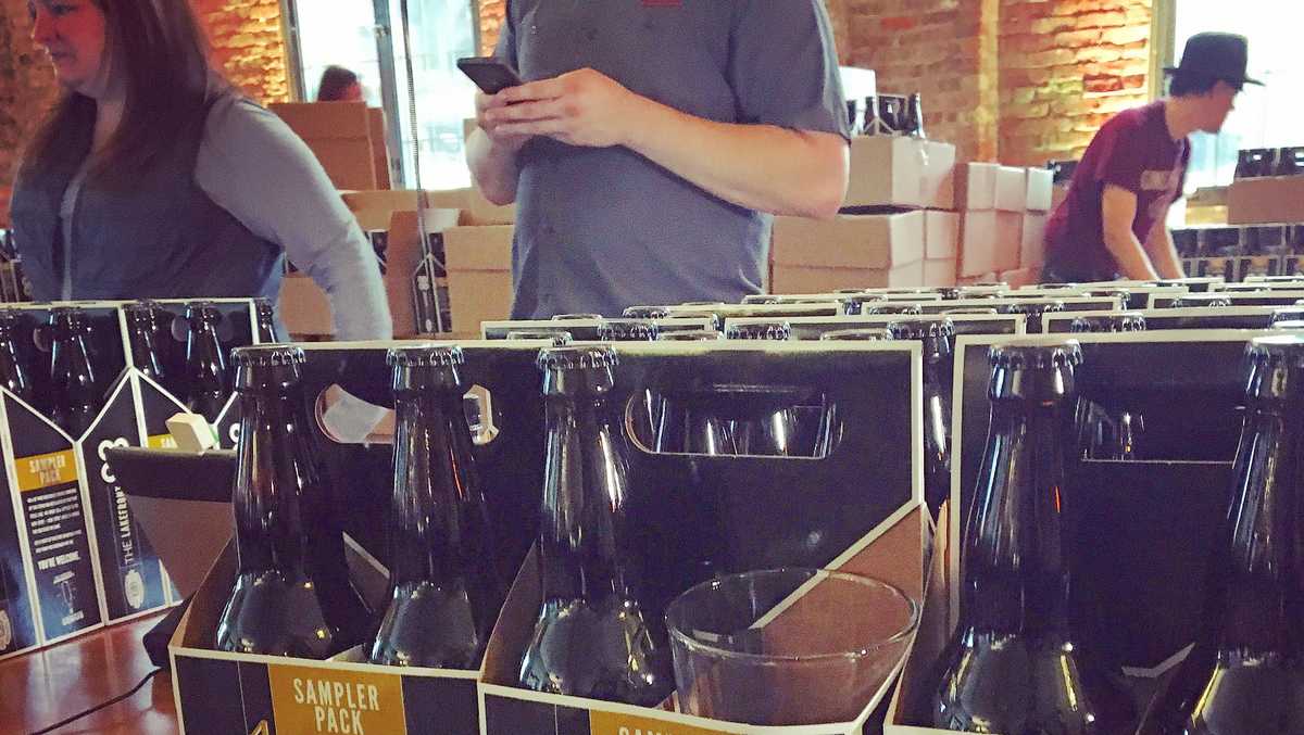 Black Friday beer brings out hundreds