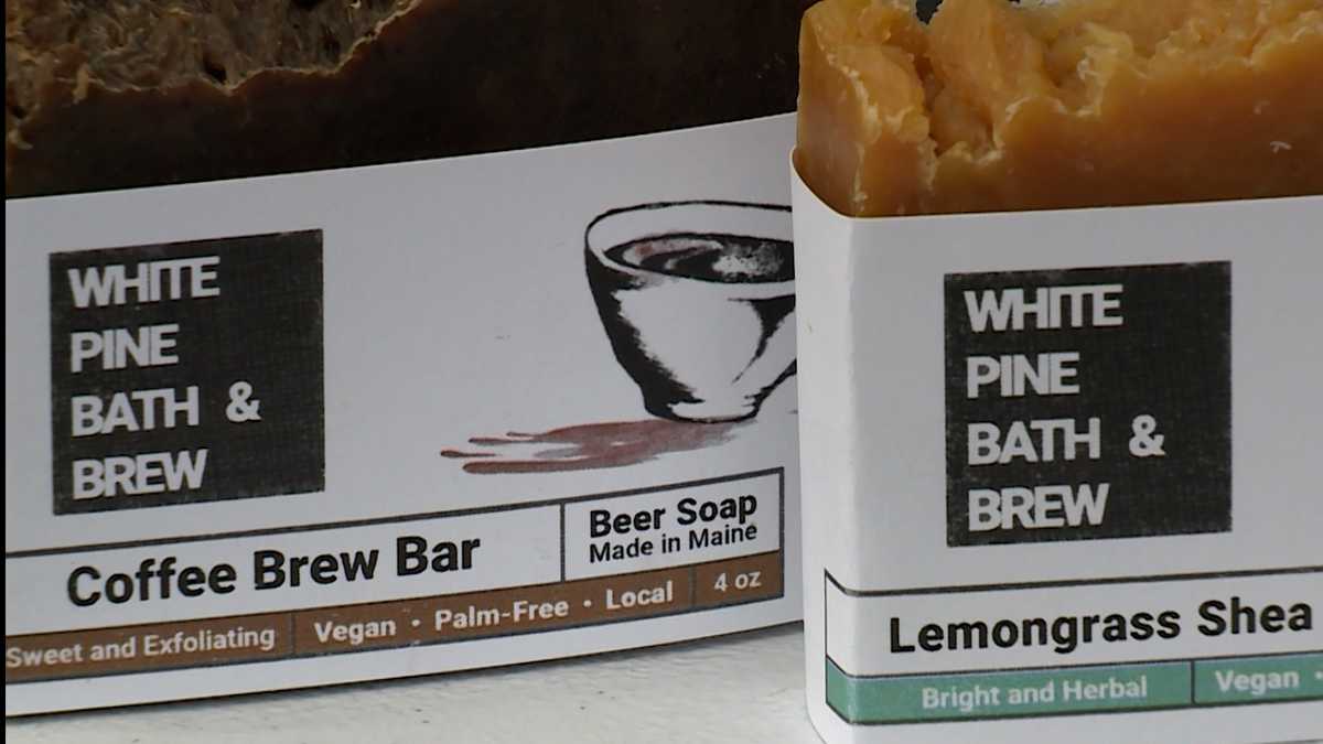 Locally made Maine soap starts with a local craft brew