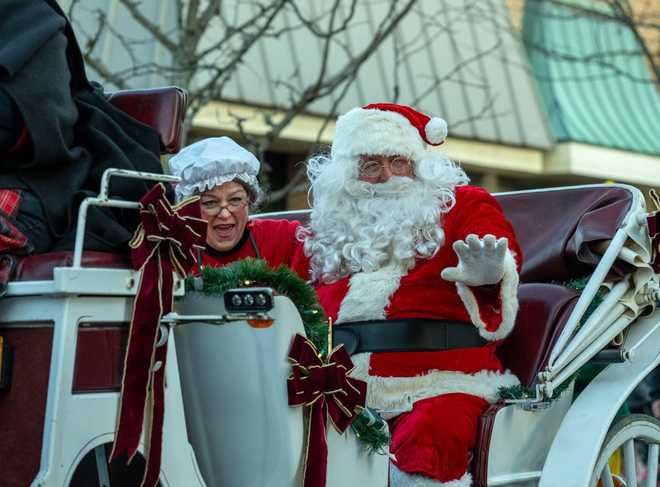 Monument, tree lightings, parade, festivities usher in holidays