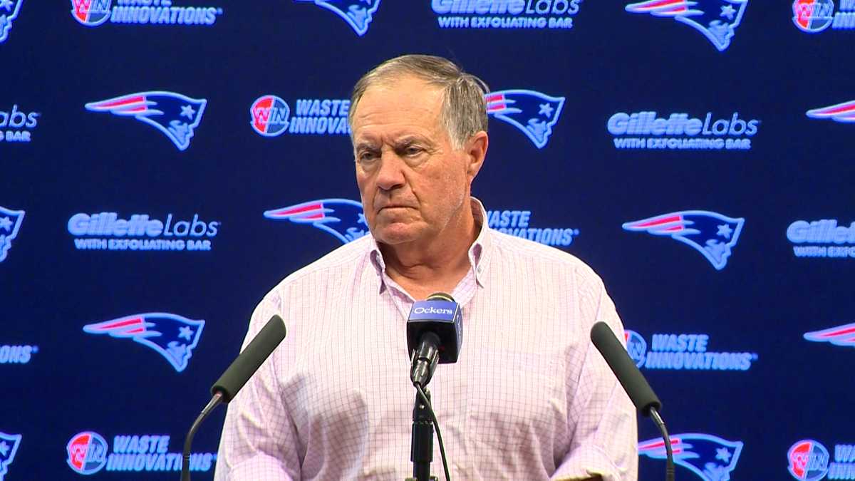 Patriots' Belichick questioned about job security