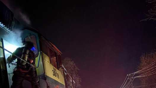 No injuries reported after train engine catches fire in Bellows Falls