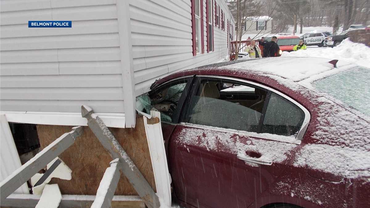 Man Faces Dui Charge After Crashing Car Into Belmont Home Police Say