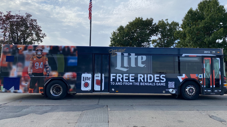 Cincinnati Metro to provide free rides to Bengals game vs. Seahawks