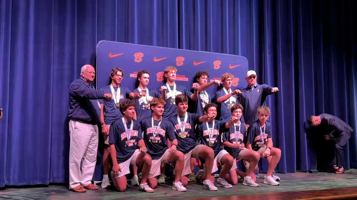 Benjamin golf team celebrates state championship