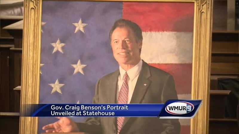 Former NH Gov. Craig Benson gets official portrait