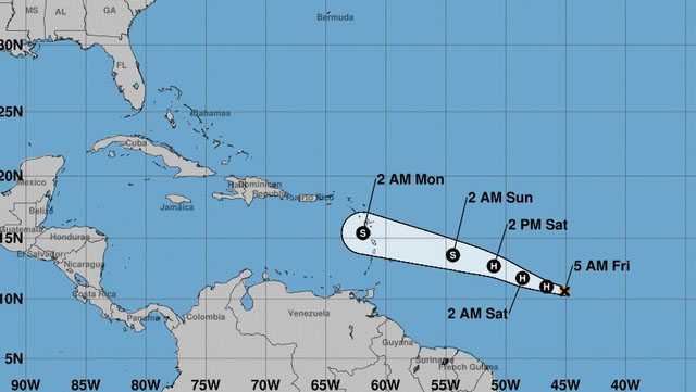 Beryl becomes first hurricane of the Atlantic season