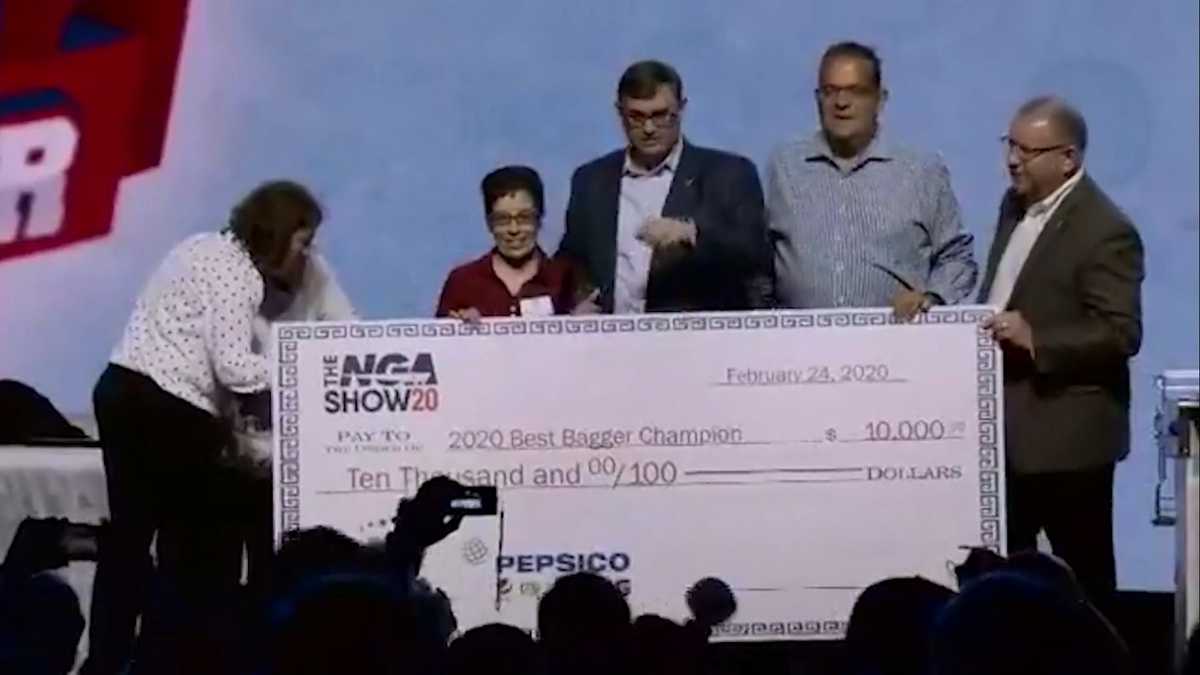 Maine woman is the best grocery bagger in America